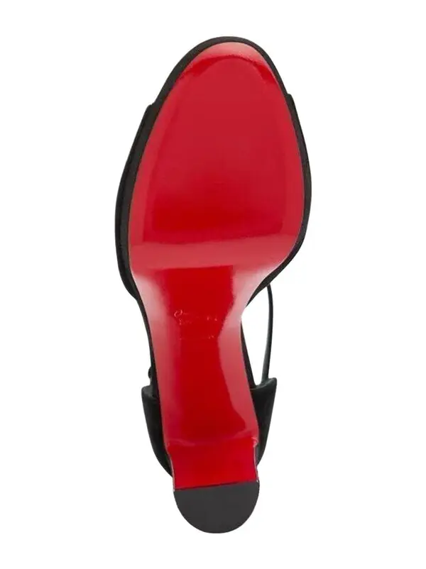 CHRISTIAN LOUBOUTIN 130mm Sandaloo Platform Sandals - Black