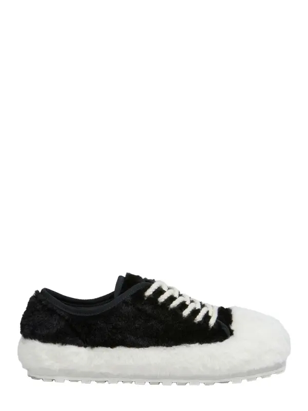 Marni Teddy Lace-up Sneakers - Black