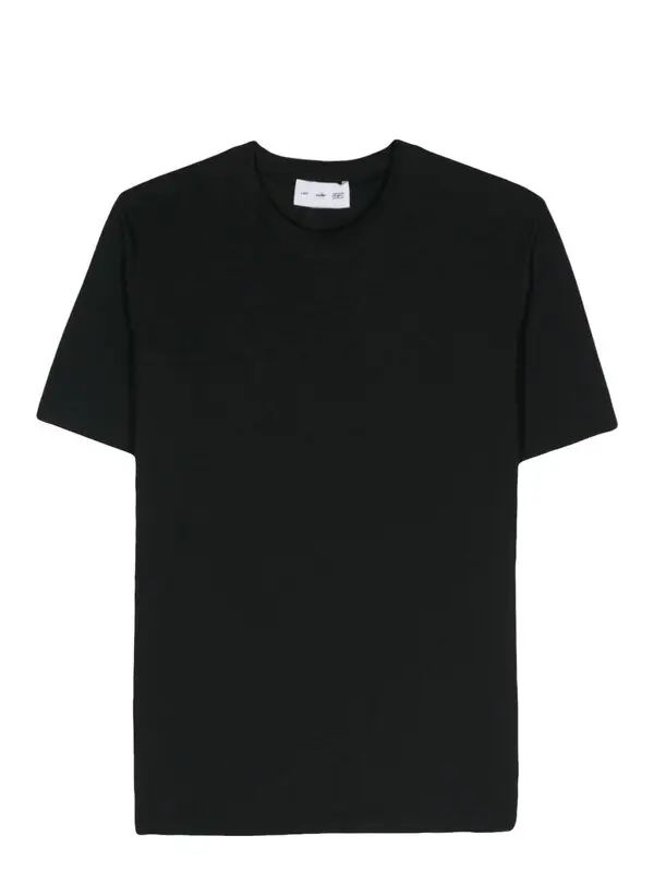 POST ARCHIVE FACTION Logo-print Short-sleeve T-shirt - Black