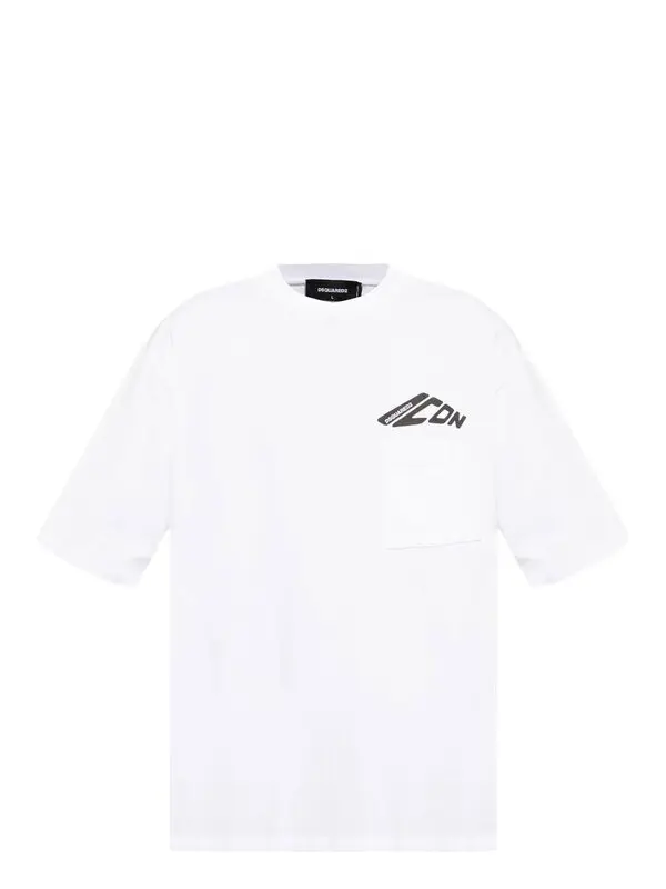 Dsquared2 Icon Crew-neck Cotton T-shirt - White