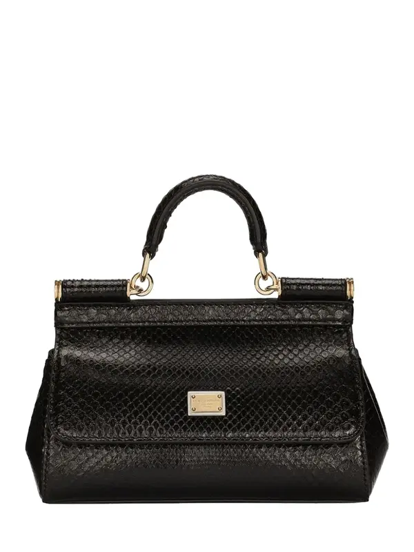Dolce & Gabbana Small Sicily Handbag - Black