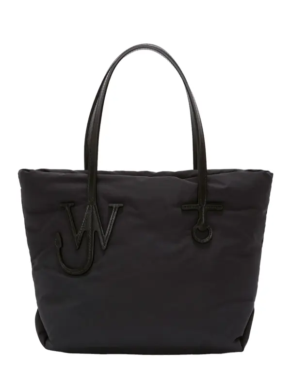 JW Anderson Small Puffy Anchor Tote Bag - Black