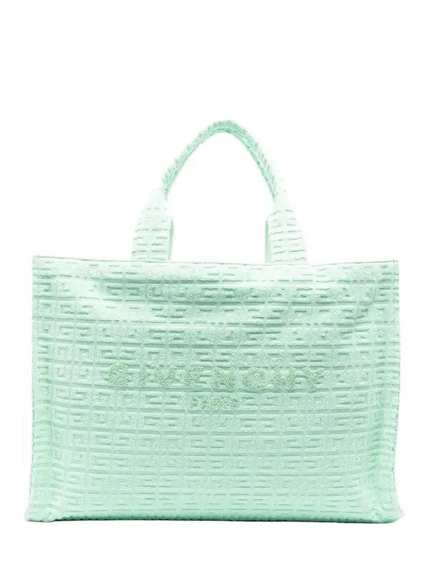 Givenchy Medium 4g Towelling-finish Tote Bag - Green