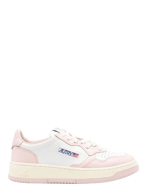 AUTRY Medalist Leather Sneakers - Pink