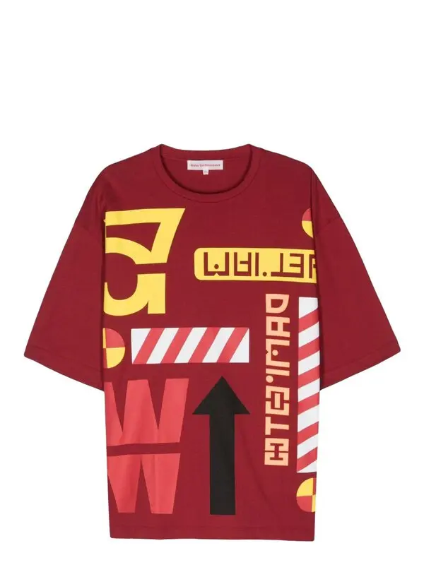 WALTER VAN BEIRENDONCK 57 Cotton T-shirt - Red