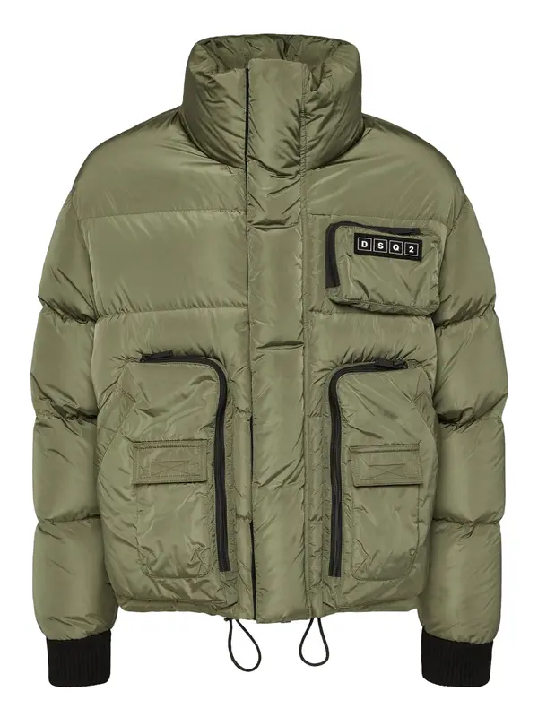 Dsquared2 Logo-patch Padded Jacket - Green