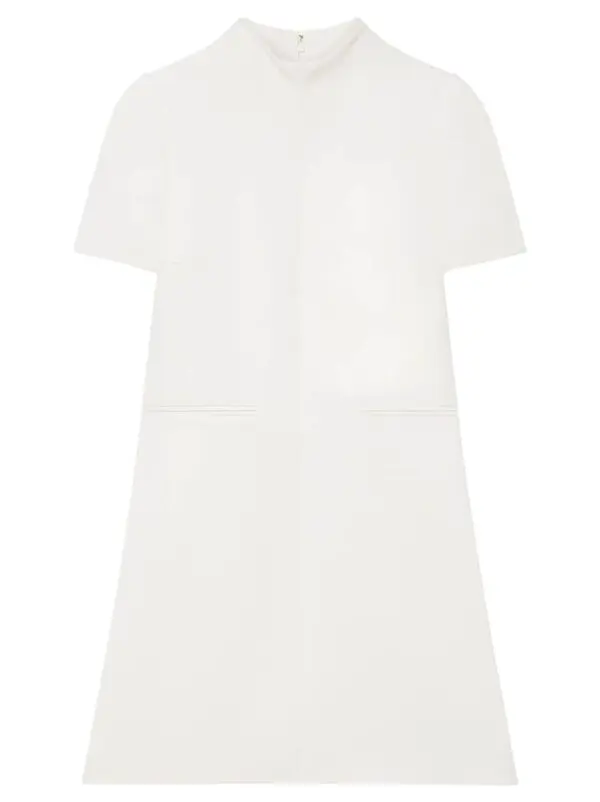 COURREGES Twill A-line Dress - White