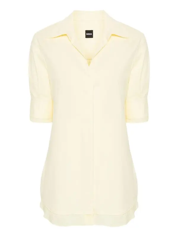 BOSS Cotton-blend Shirt - Yellow