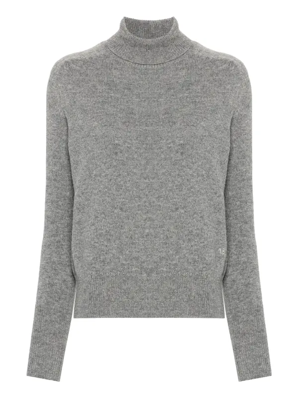 Victoria Beckham Roll-neck Wool Jumper - Grey