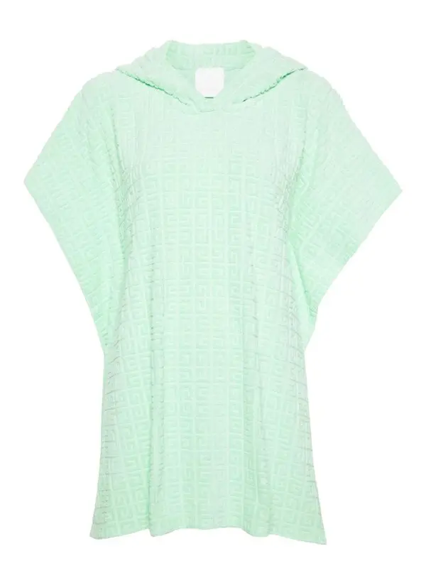 Givenchy 4g-motif Poncho - Green