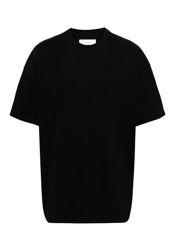 JIL SANDER Logo-print Layered T-shirt - Black