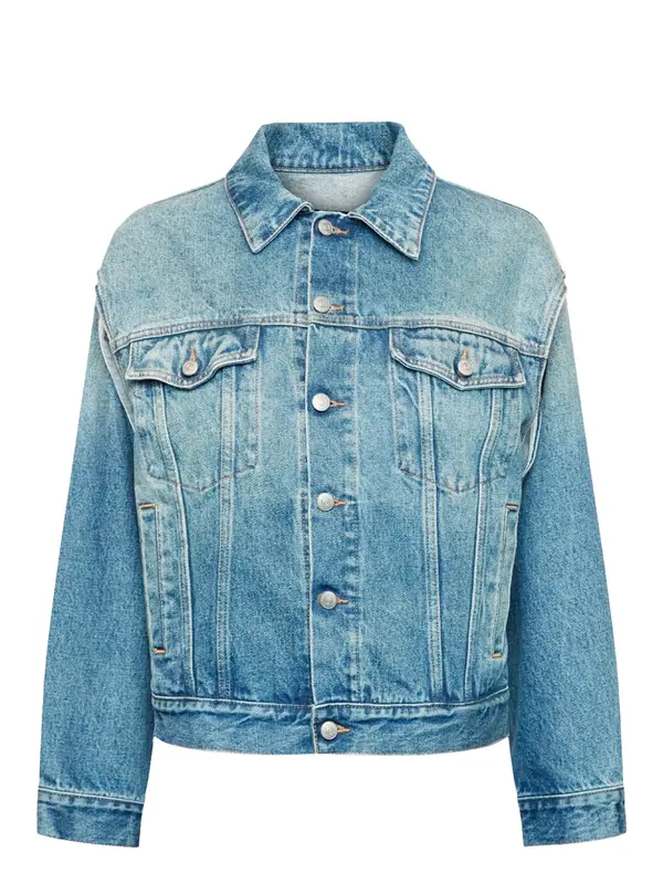 MAISON MARGIELA Single-stitch Denim Jacket - Blue