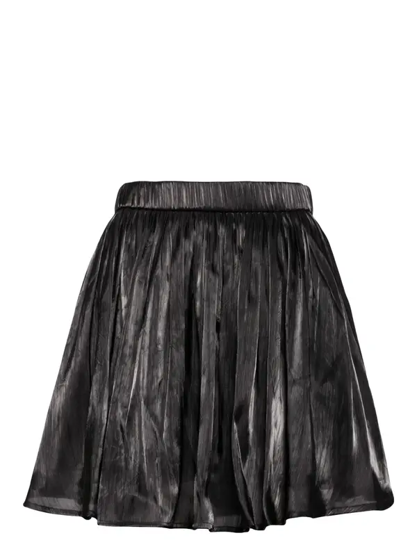 B+AB Flared Mini Skirt - Black