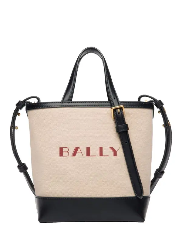 Bally Panelled Tote Bag - Neutrals