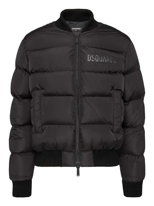 Dsquared2 Logo-print Padded Jacket - Black