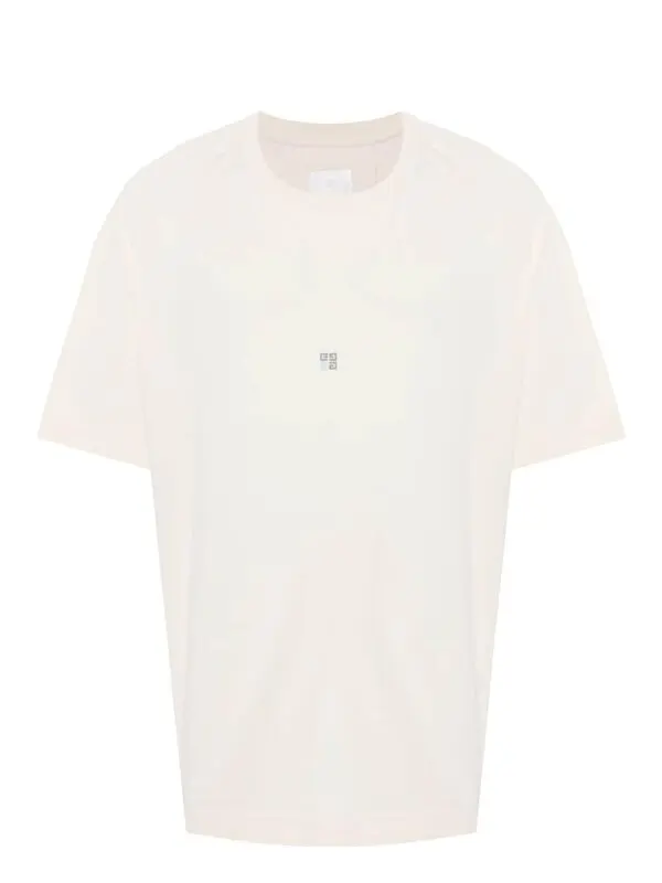 Givenchy 4g-detail Cotton T-shirt - Neutrals