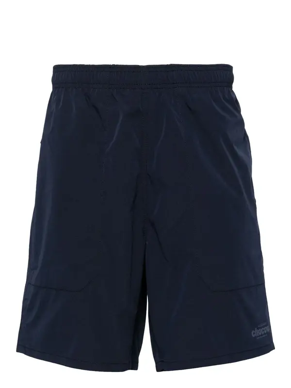 CHOCOOLATE Logo-print Bermuda Shorts - Blue