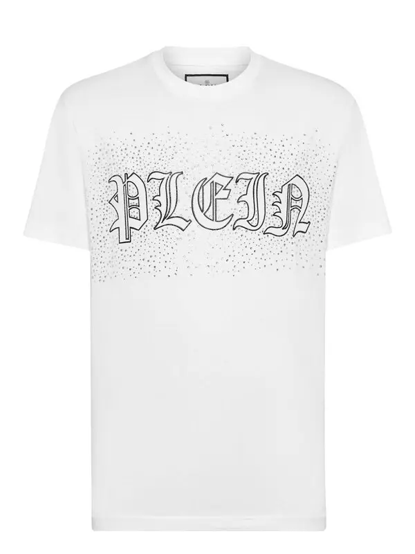 Philipp Plein Logo-embellished Cotton T-shirt - White