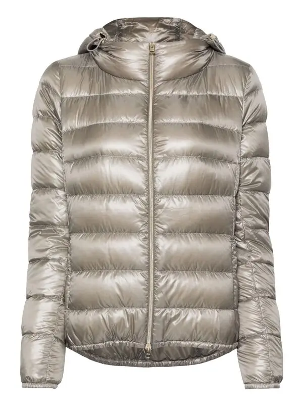 Herno Padded Hooded Jacket - Grey