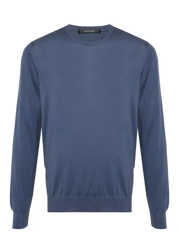 Tagliatore Crew-neck Jumper - Blue