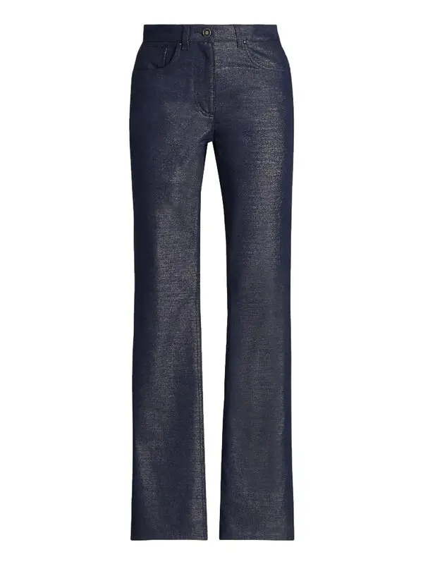 Giorgio Armani Metallic Denim Pants - Graphite