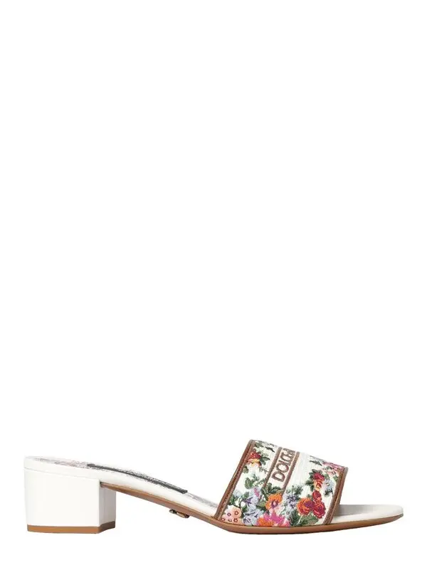 Dolce & Gabbana Heeled Sandals - White