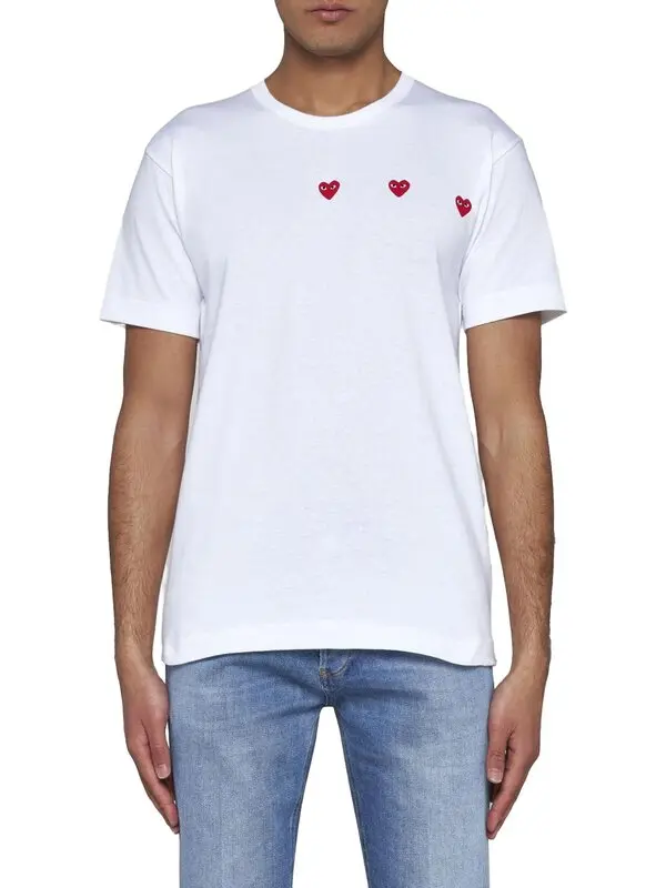 Play Comme Des Garcon T-shirt - White