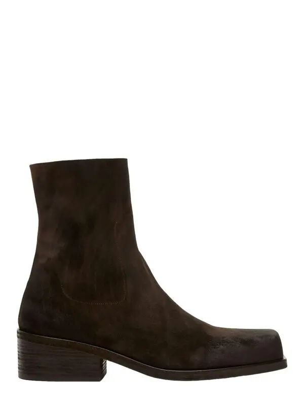 Marsèll 55mm Cassello Suede Ankle Boots - Brown