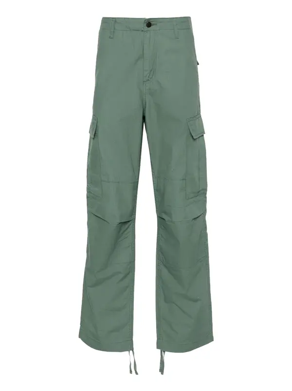 Carhartt Work In Progress Cotton Ripstop Cargo Trousers - Green