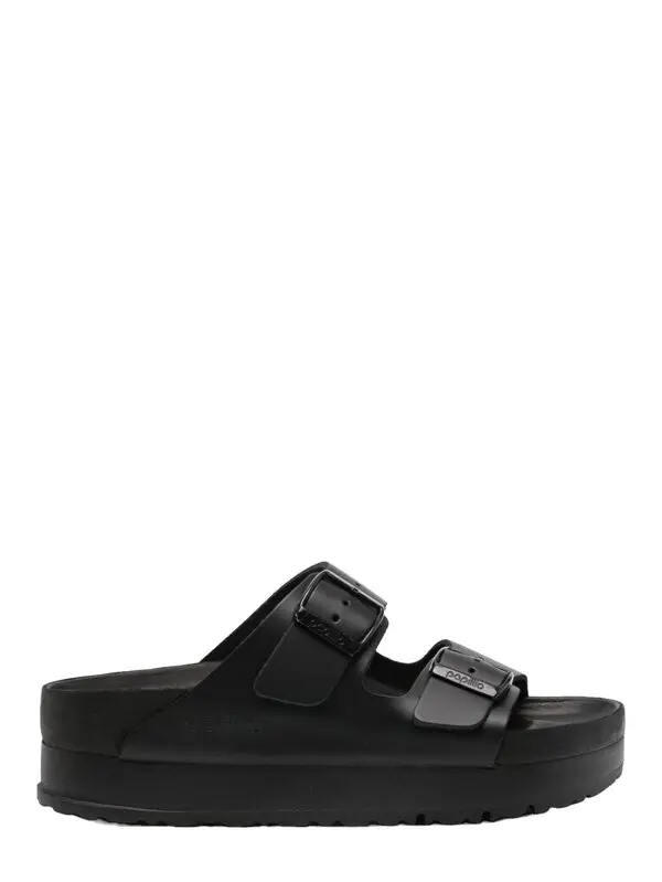 BIRKENSTOCK Arizona Papillio Leather Sandals - Black