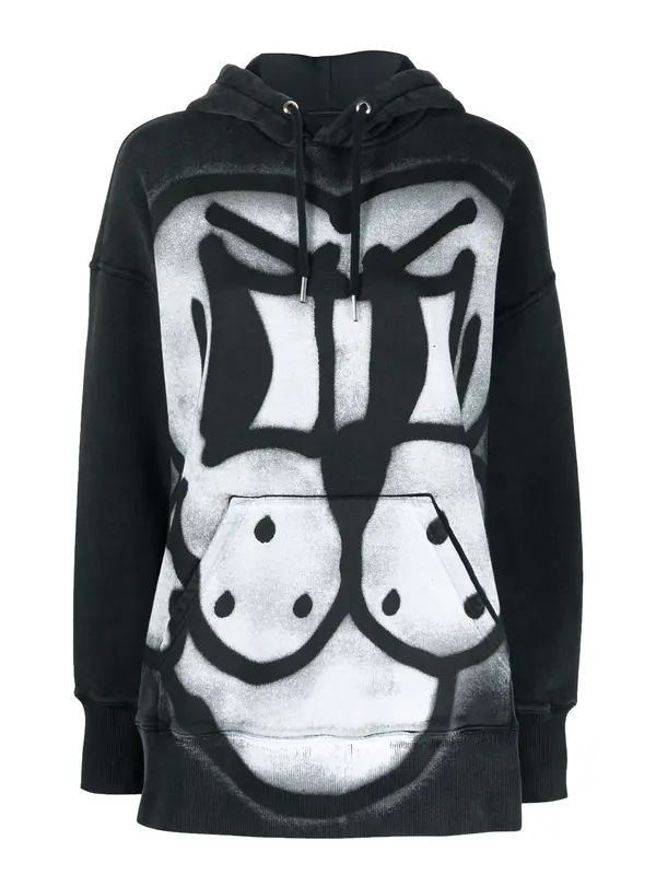 Givenchy Chito Dog Print Hoodie - Black