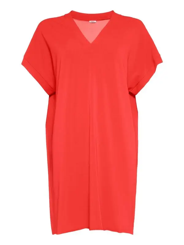 ERES Tali V-neck Tunic Dress - Red