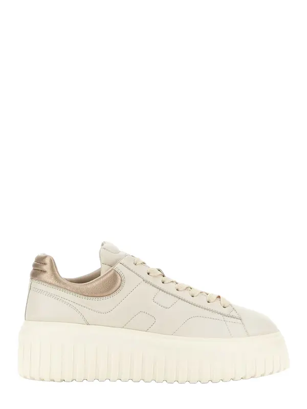 Hogan H-stripes Lace-up Sneakers - Neutrals