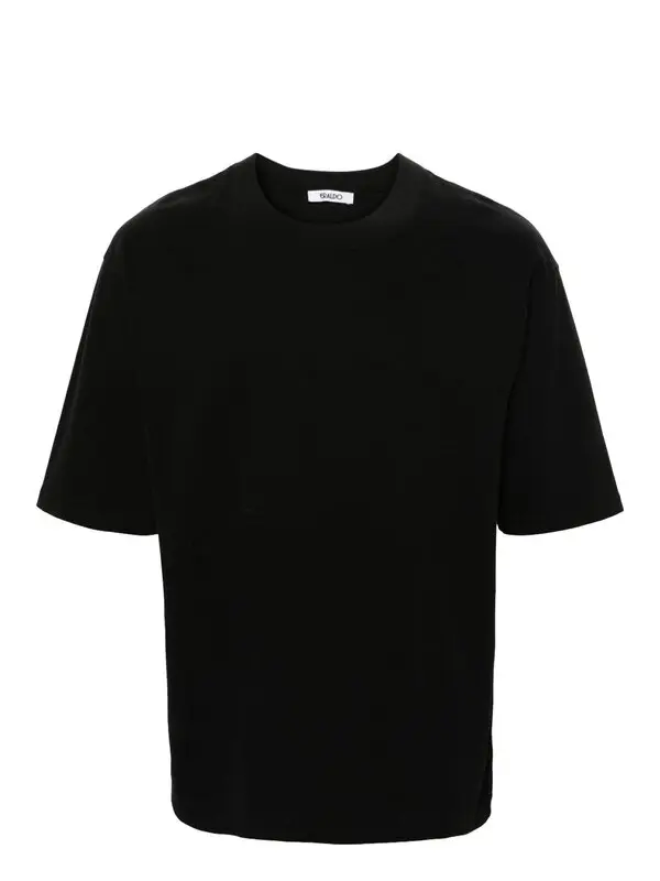 ERALDO Crew-neck Cotton T-shirt - Black
