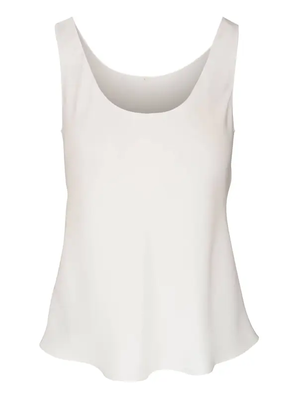 PETER COHEN Silk Tank Top - White
