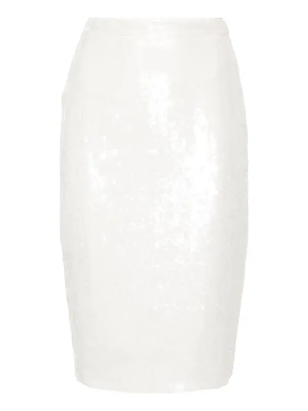 Theory Kl Sequined Midi Skirt - White