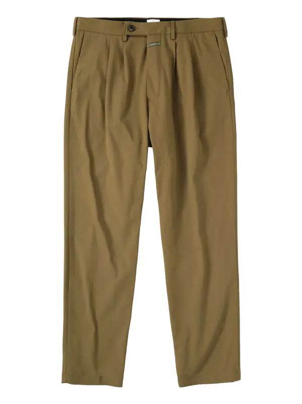 Closed Straight-leg Cotton Chino Trousers - Neutrals