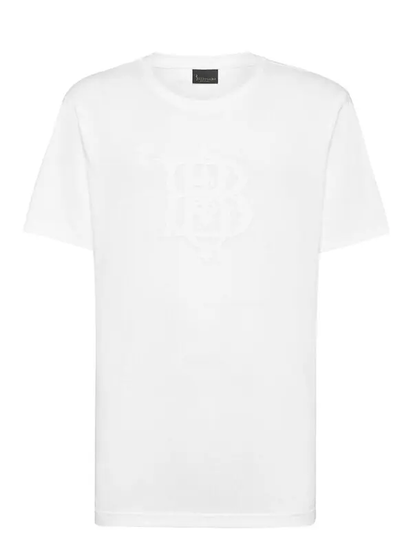 BILLIONAIRE Logo-print Cotton T-shirt - White