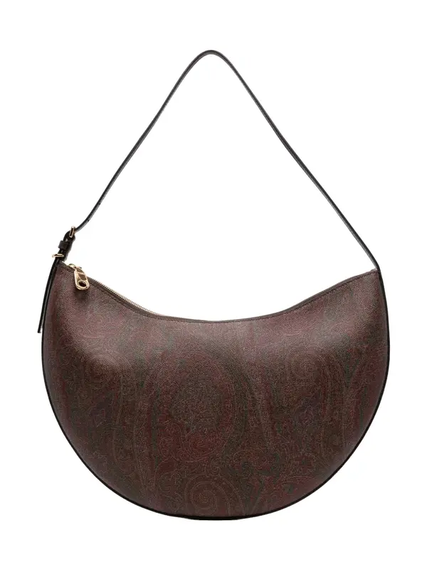 Etro Large Essential Shoulder Bag - Brown