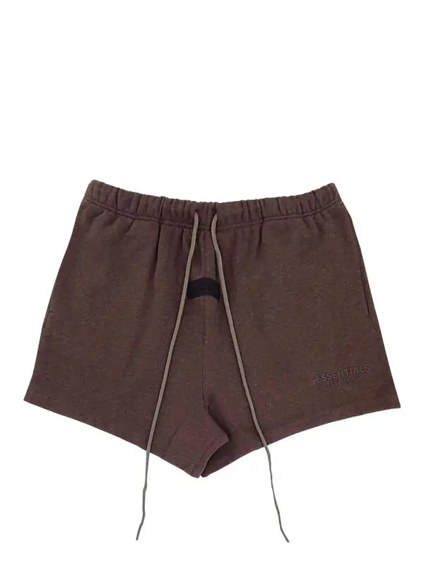 Fear Of God Logo-appliqué Track Shorts - Brown