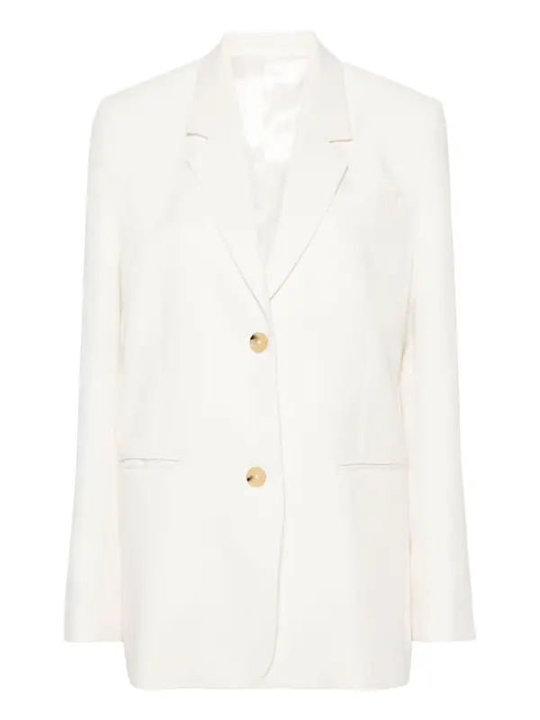 TOTEME Notched-lapel Single-breasted Blazer - Neutrals