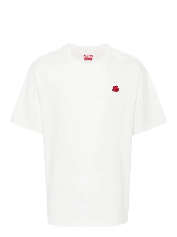 Kenzo Boke Flower-patch T-shirt - White
