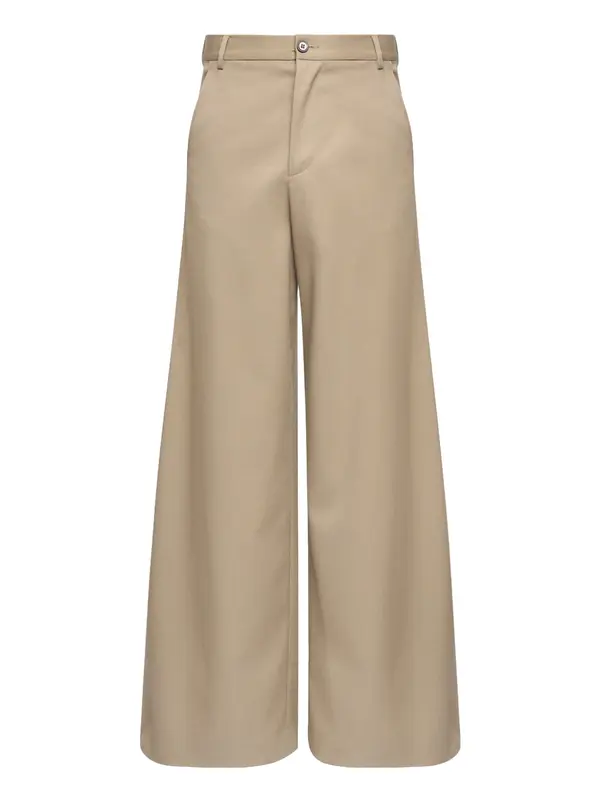 MAISON MARGIELA Tailored Wide-leg Trousers - Neutrals