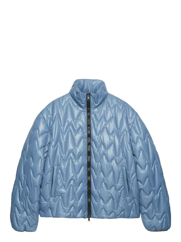 MSGM Quilted Padded Jacket - Blue