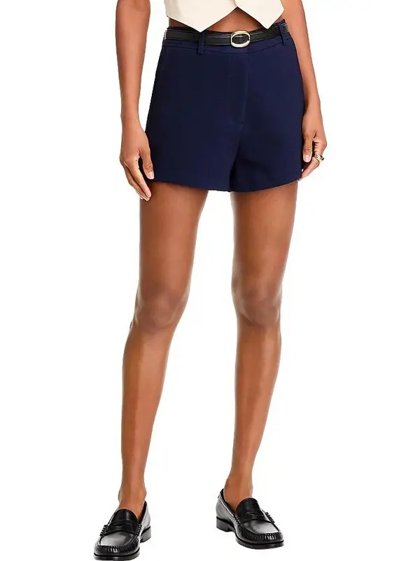 Aqua Twill Shorts Exclusive - Navy
