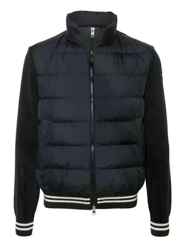 Moncler Panelled Down Jacket - Blue