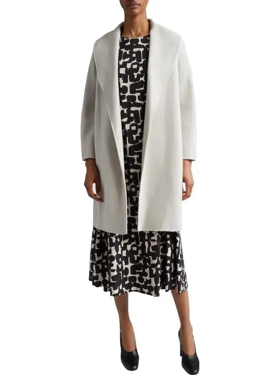Max Mara Messi Virgin Wool Coat - Medium Grey
