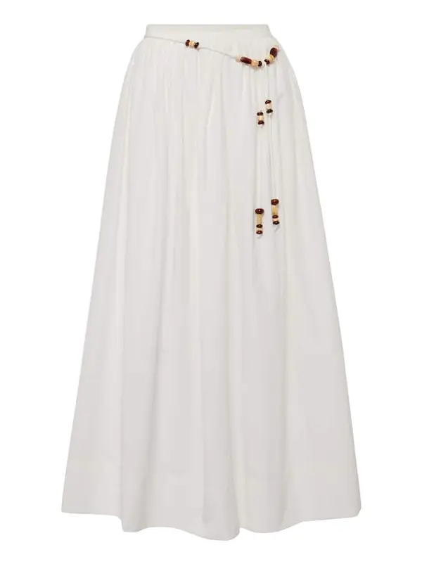 Faithfull The Brand X Monikh Oliveria Maxi Skirt - White