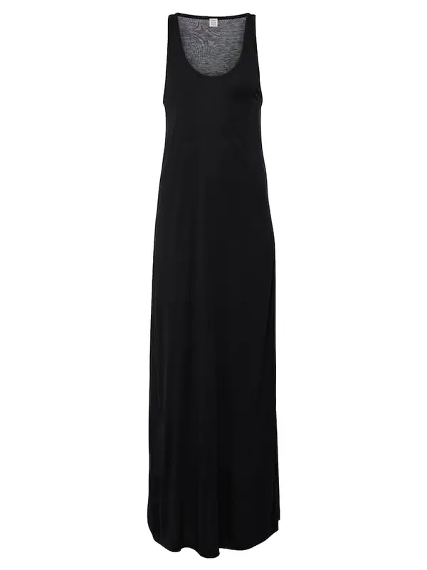 TOTÊME Jersey Maxi Dress - Black