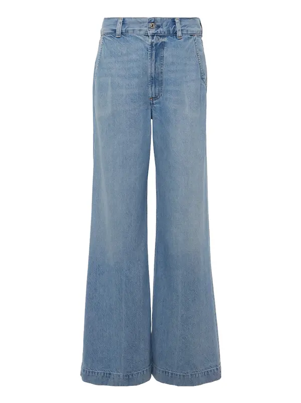 Citizens Of Humanity Beverly High-rise Wide-leg Jeans - Blue